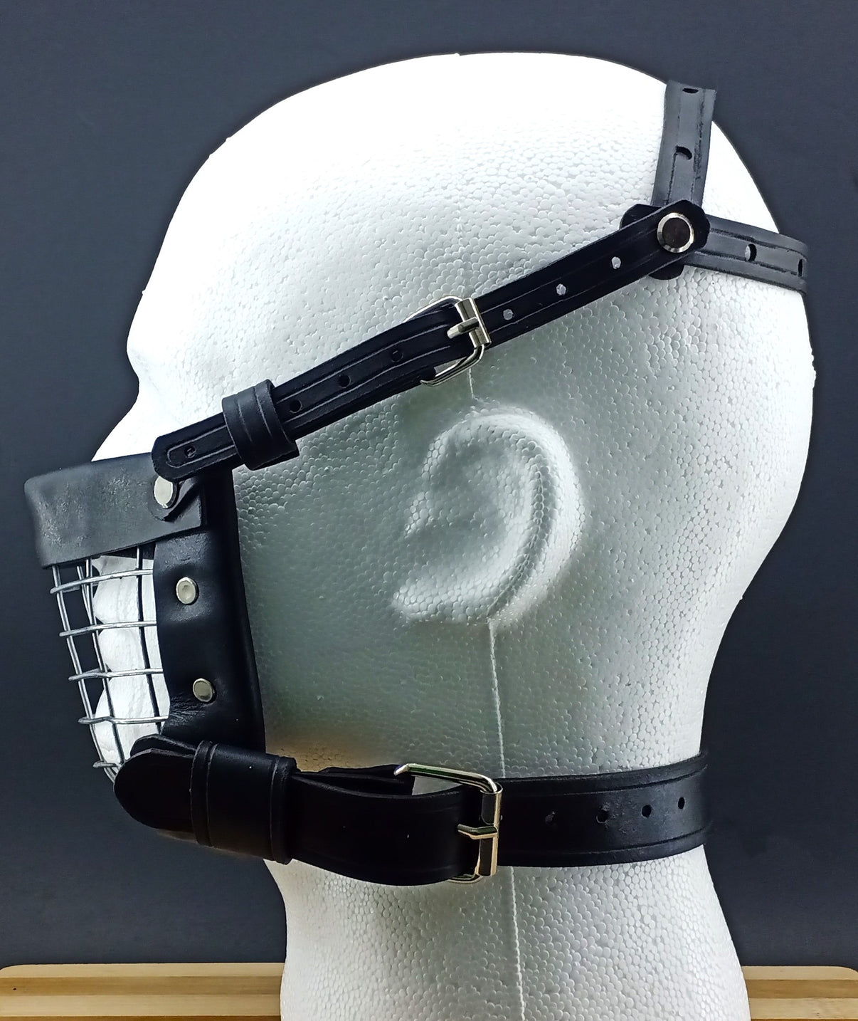 Leather Muzzle - Human Mask - Small and Medium Sizes Available – Lair ...